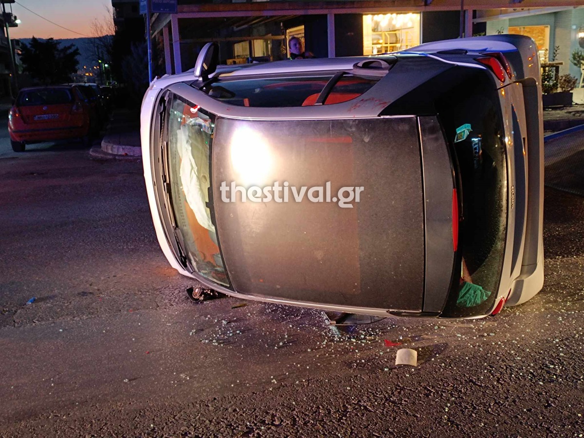 Θεσσαλονίκη: Τούμπαρε αυτοκίνητο στην εξωτερική Περιφερειακή Οδό ...